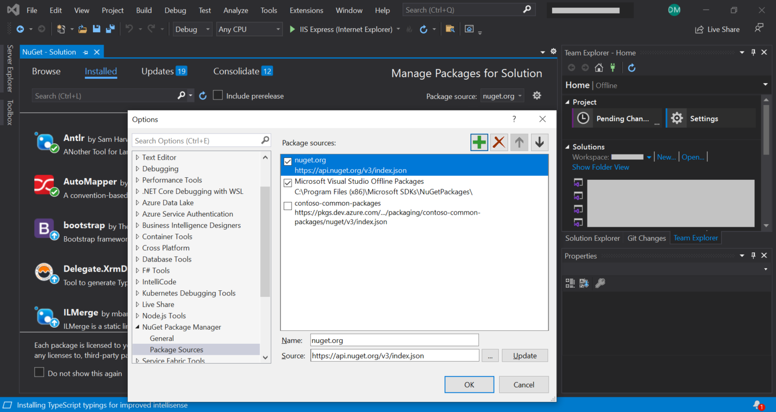 Install NuGet packages - Dustin Miner