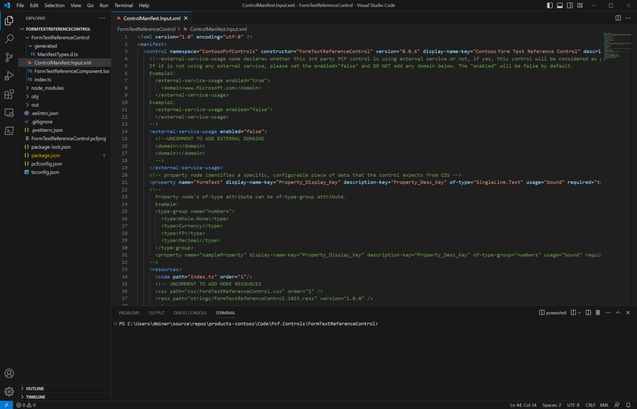 Create and deploy a standard PCF control - Dustin Miner