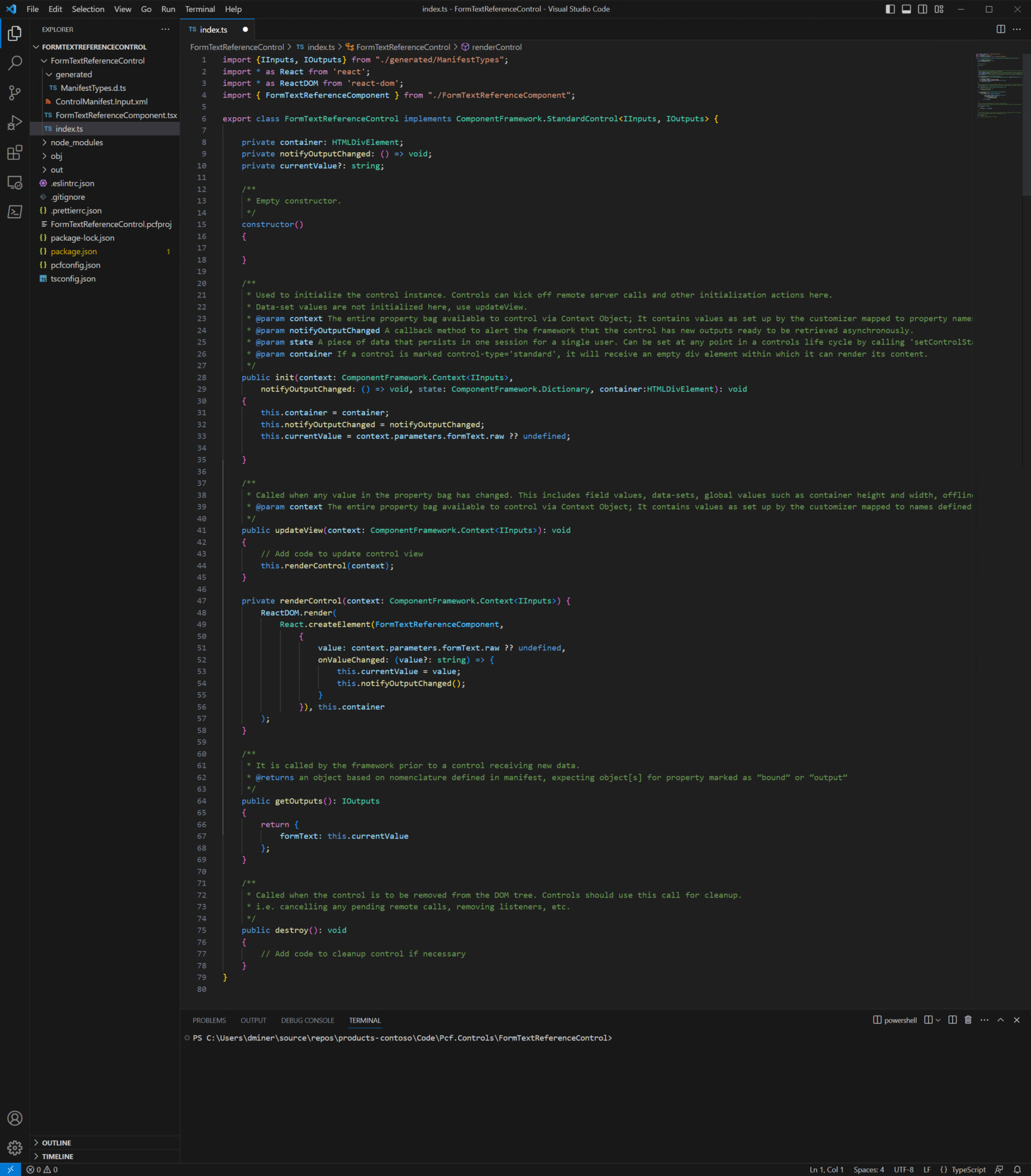 Create and deploy a standard PCF control - Dustin Miner