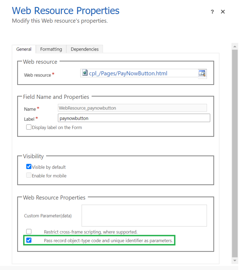 Pass data to a Dynamics 365 HTML web resource - Dustin Miner